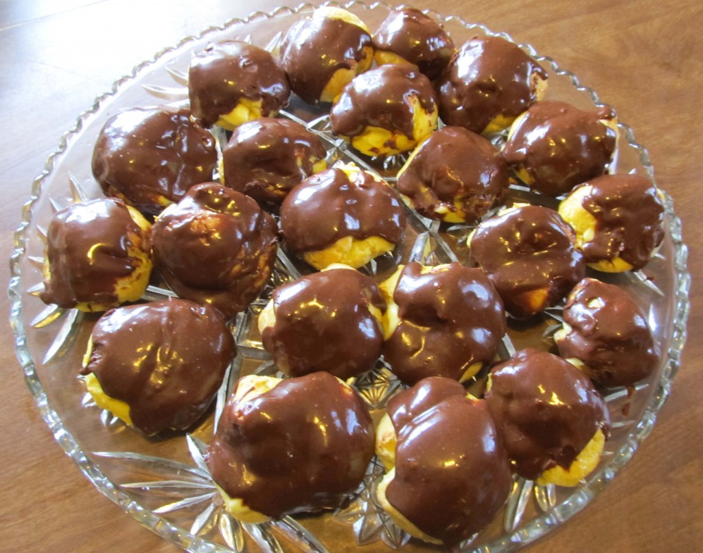 CREAM PUFFS/ AKA- MINIATURE ECLAIR BALLS